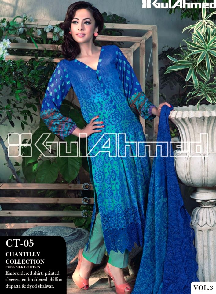 Gul Ahmed Summer Lawn Collection 2013 Vol 3 | New Summer Lawn Designs ...