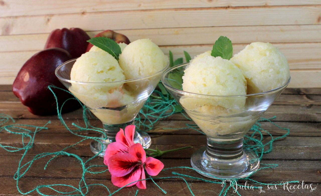 JULIA Y SUS RECETAS: Sorbete de manzana