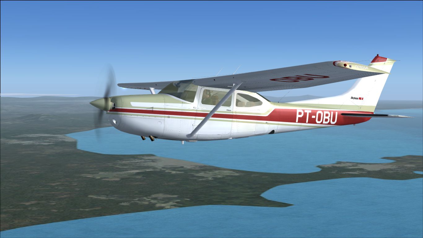 Texturas Brasileiras: Cessna C182 Skylane II RG PT-OBU