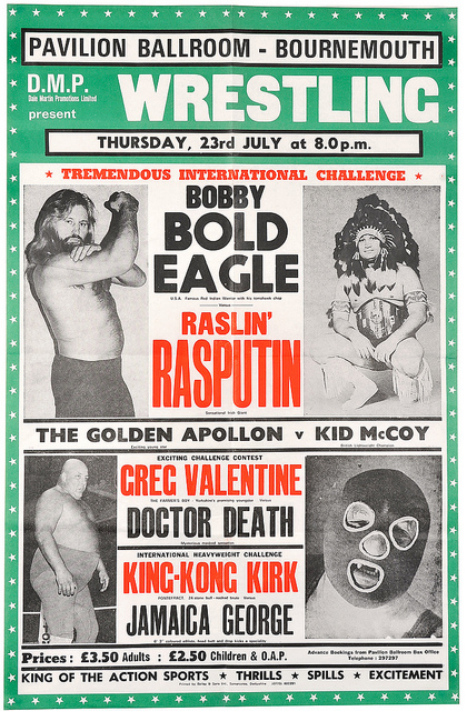 British Wrestling Posters ~ vintage everyday