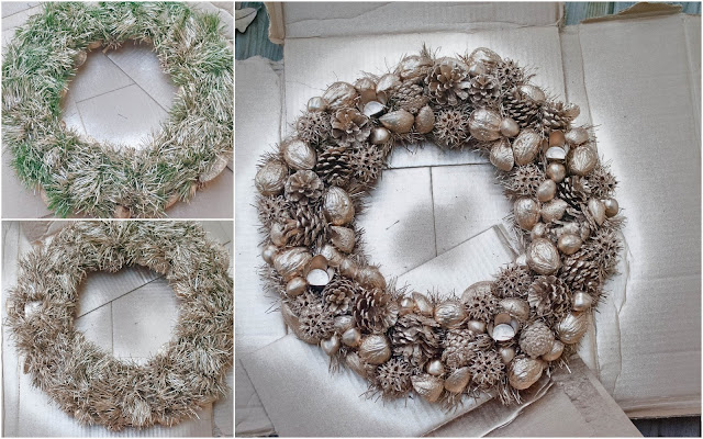 My Trash and Treasure: advent wreath diy