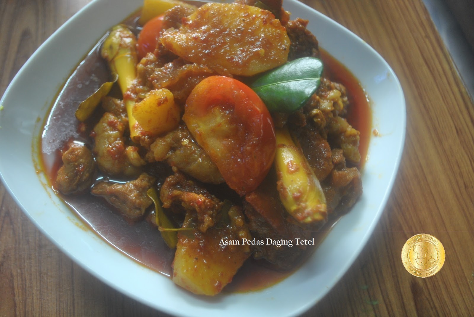 PATYSKITCHEN: ASAM PEDAS DAGING TETEL HAJAH MONA