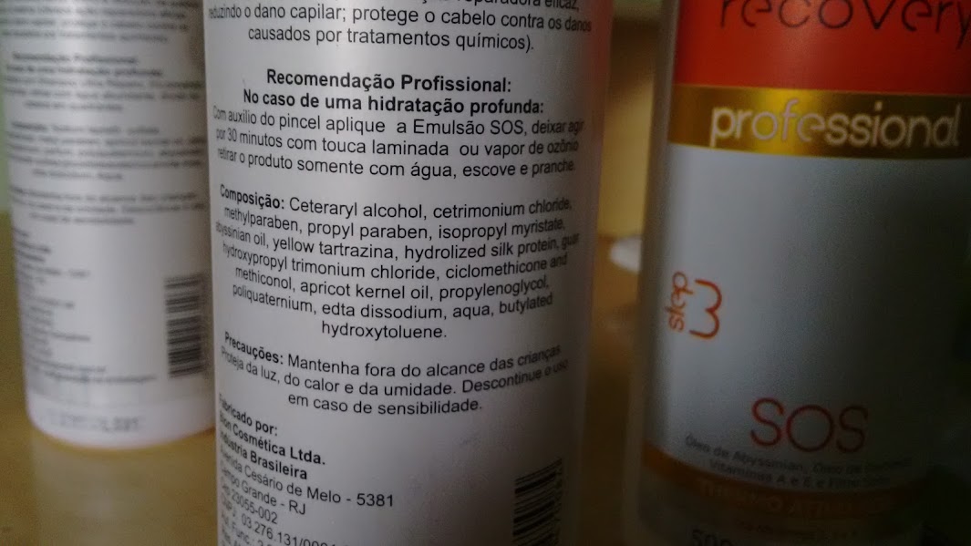 Plancton – Hair Recovery SOS - PRODUTINHOS NO CABELO