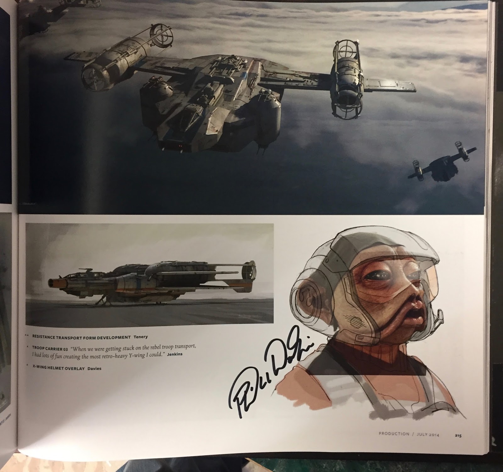 The Art of "The Force Awakens" Signed Book: Even more creature ...