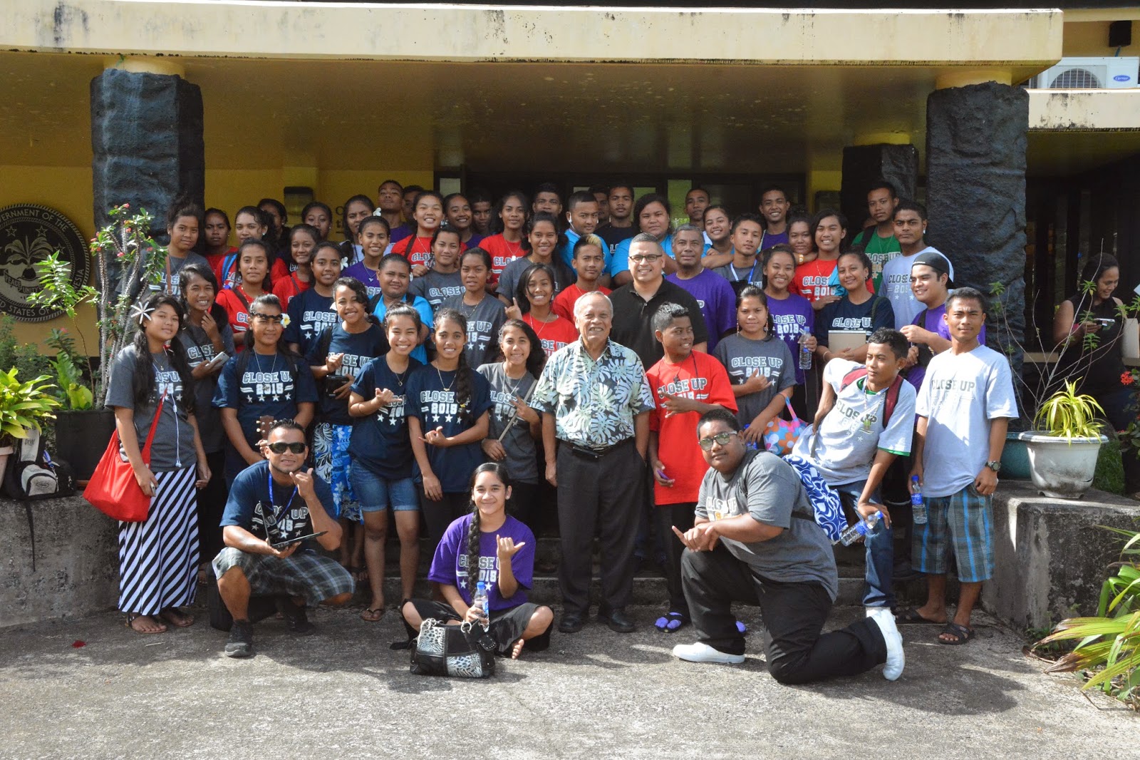 fsmupdates: FSM Close-Up students set foot at the FSM Capitol