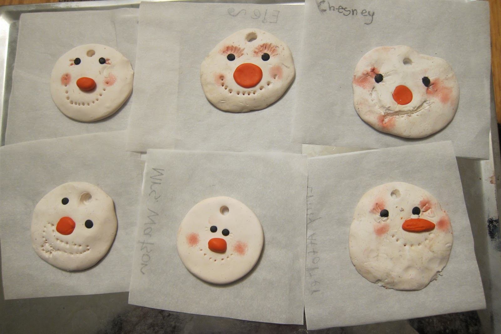 The Constant Crafter: Snowman Polymer Clay Ornament Project!