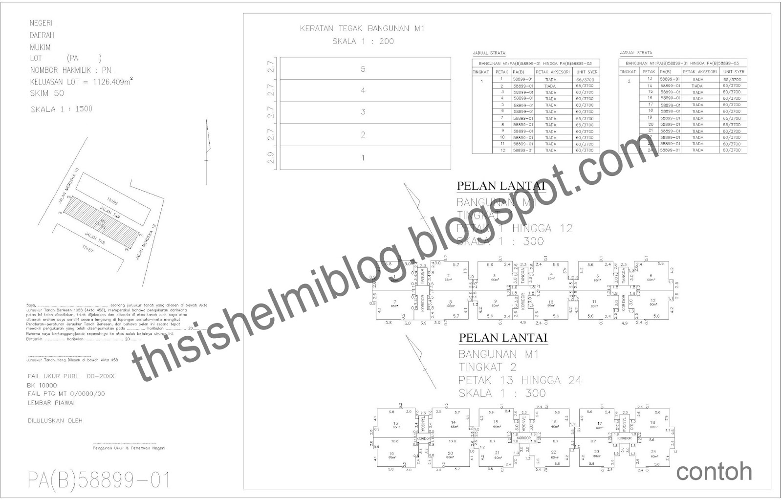 Ilmu Ukur Tanah: Pelan Akui Strata dan Pelan Strata