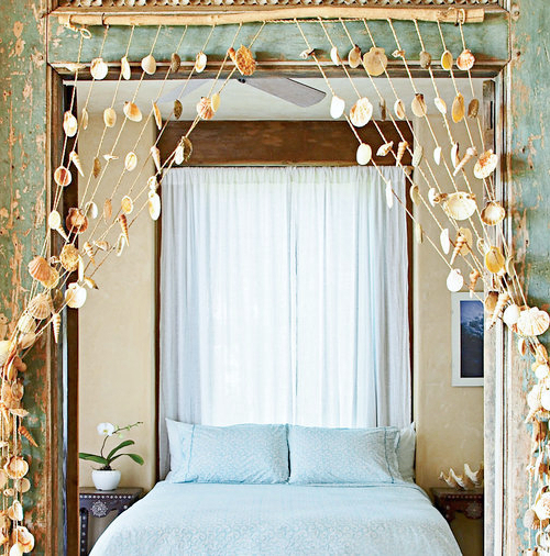 How to Decorate with a Seashell Garland | DIY Shell Garlands Tutorial