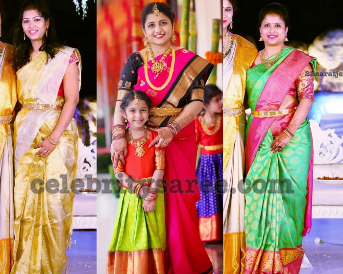 Traditional Sarees at Swathi Reddy Half Sari Event - Saree Blouse Patterns