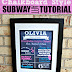 Chalkboard Style Subway Art Tutorial - Silhouette School