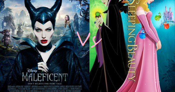 Once Upon a Fangirl...: Maleficent vs Sleeping Beauty