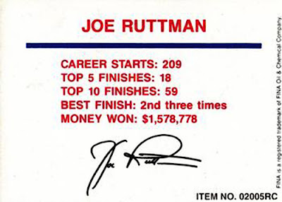 NASCAR Racing Champions Blog: Joe Ruttman #20 Fina Lube Ford