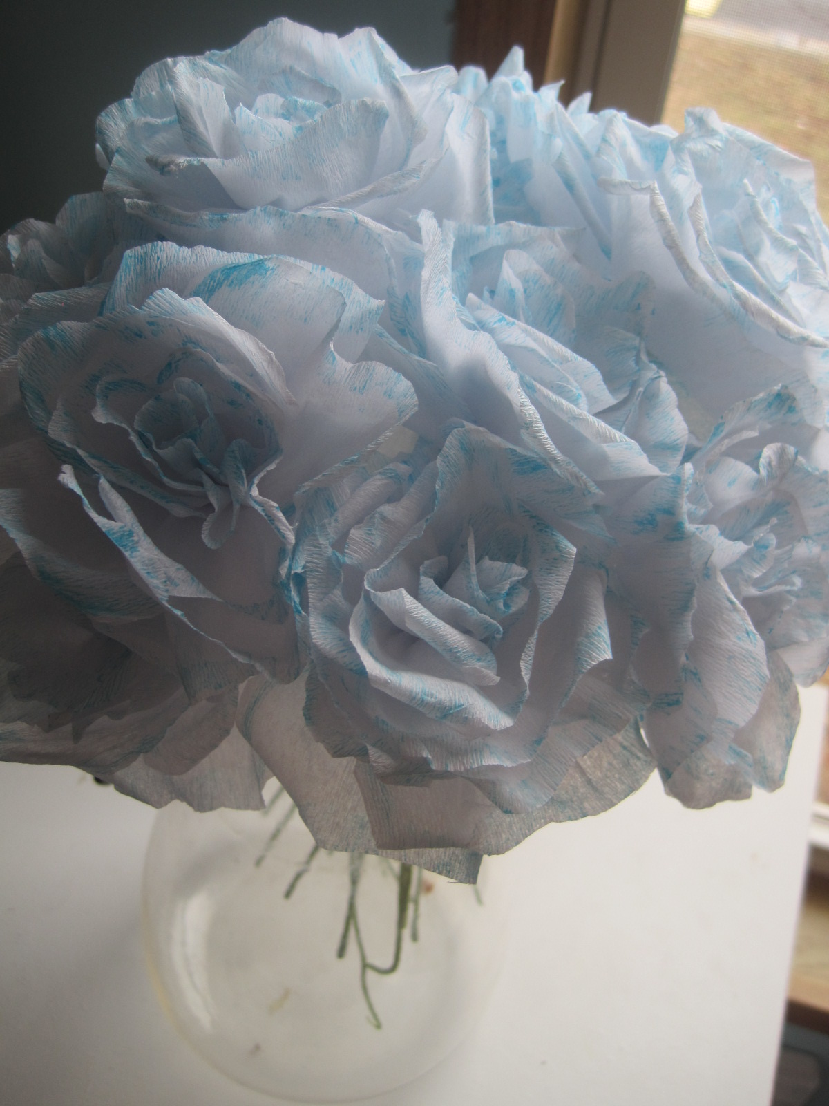 Angela N Harris: Blue Tipped Roses