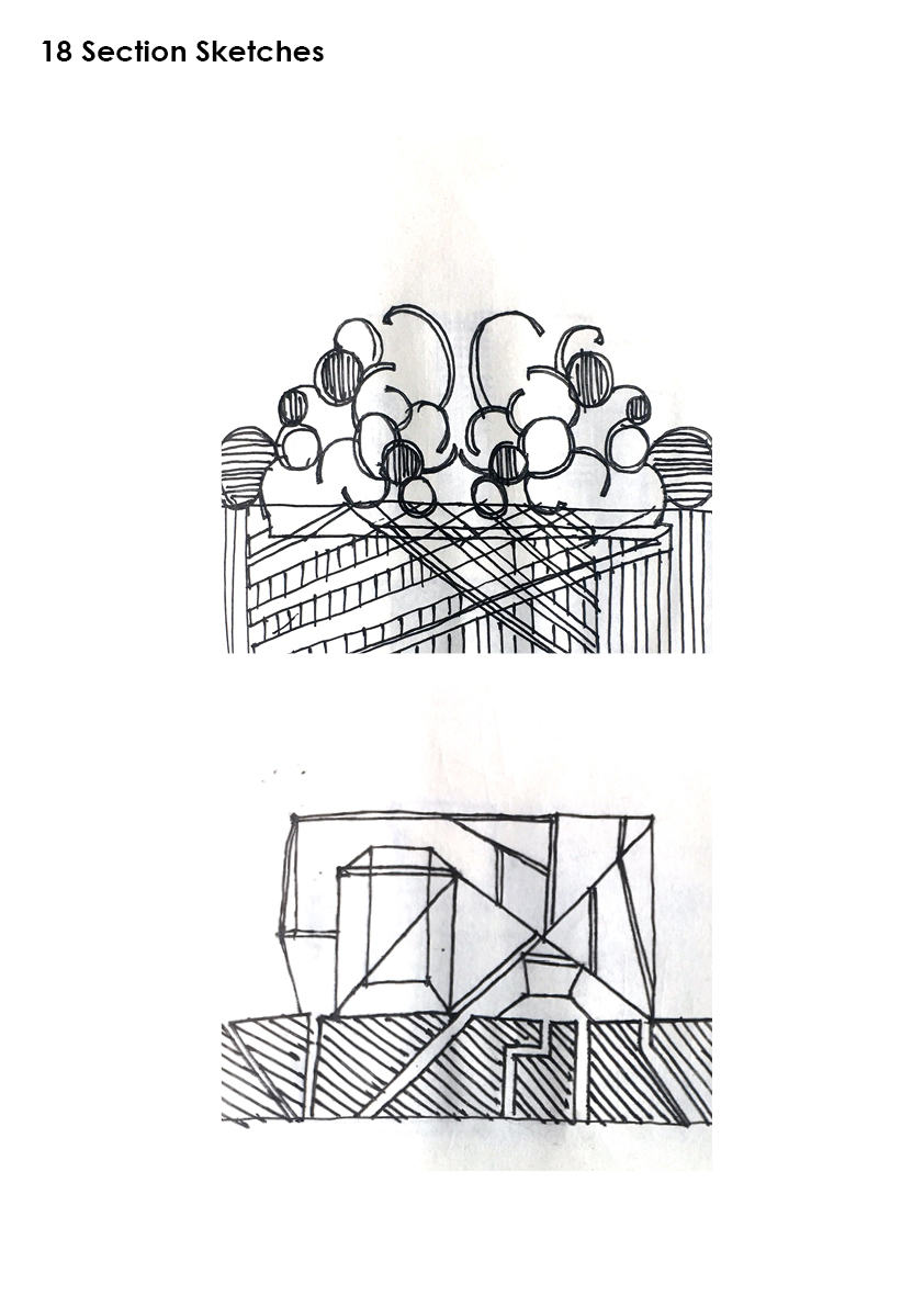 Year 1 Architecture UNSW: 18 Section Sketches