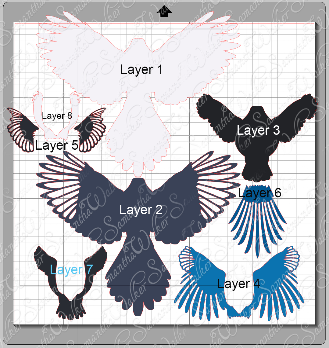 Samantha Walker's Imaginary World: Silhouette or Cricut Magpie Paper ...