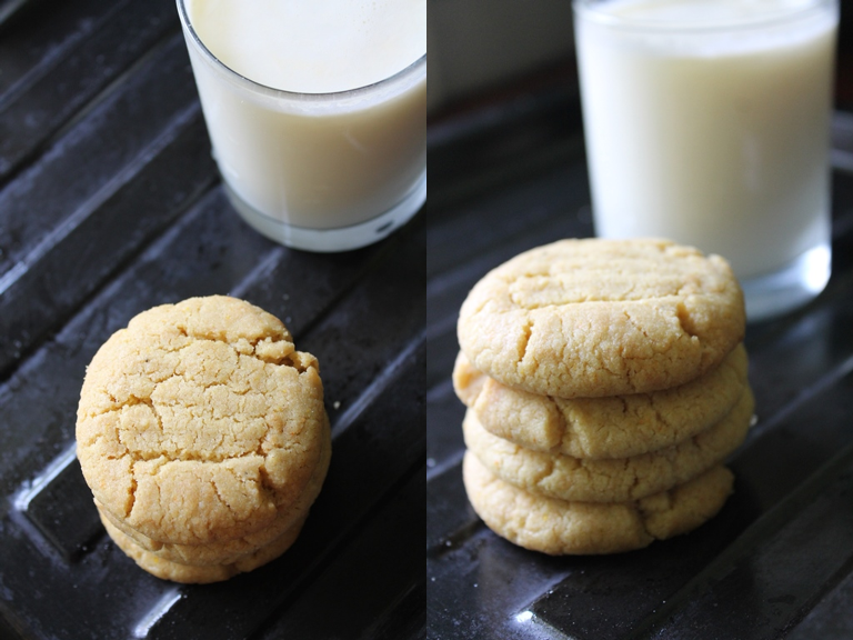 Eggless Custard Powder Cookies Recipe