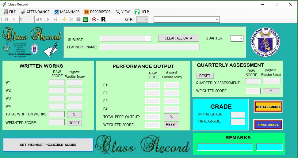 K-12 e-Class Record: About