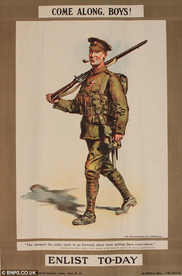 19 Fascinating WWI Posters Urging Men to Enlist ~ Vintage Everyday
