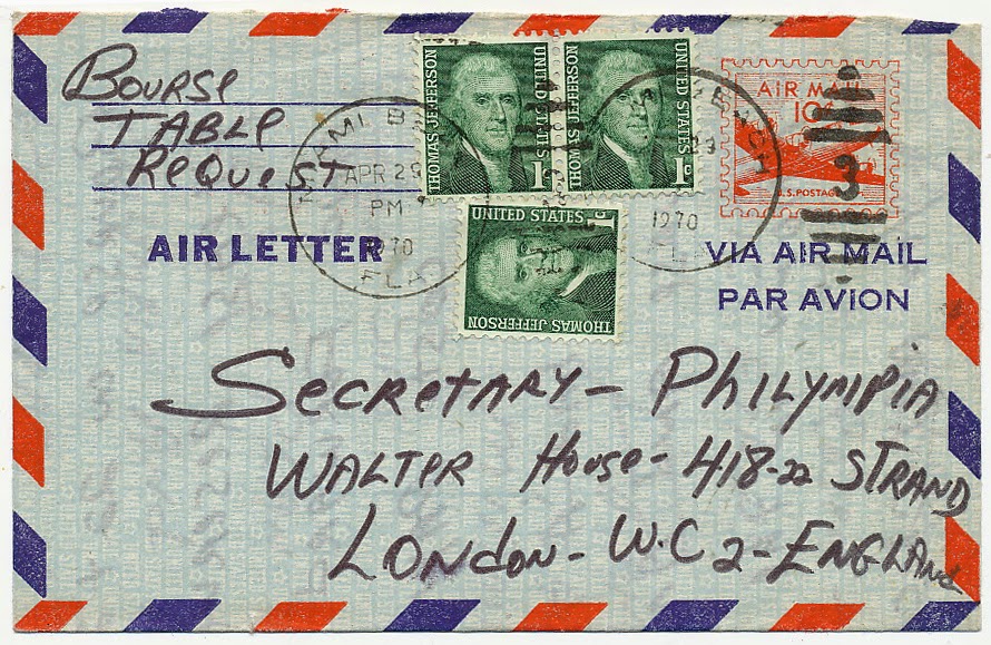 Aerogrammes & Airletters - Philatelic Archeology: US: Late Use of First ...