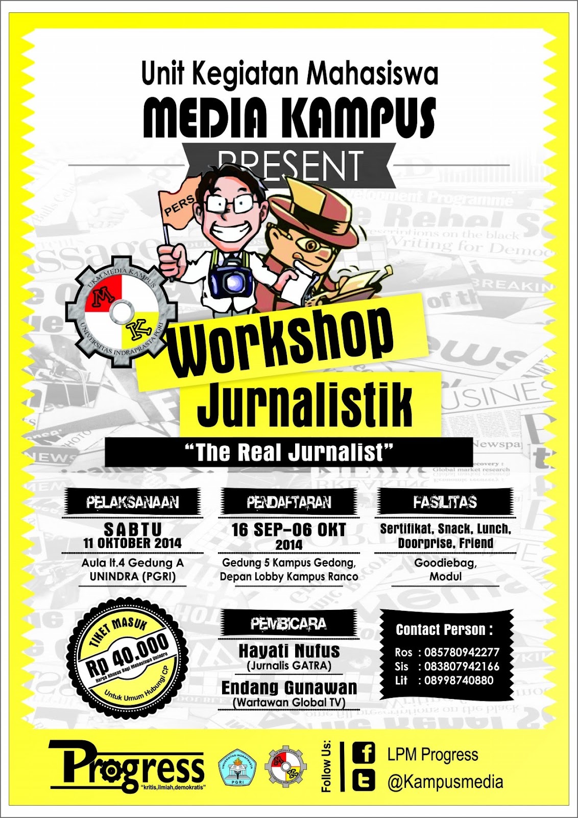 Poster Workshop Jurnalistik