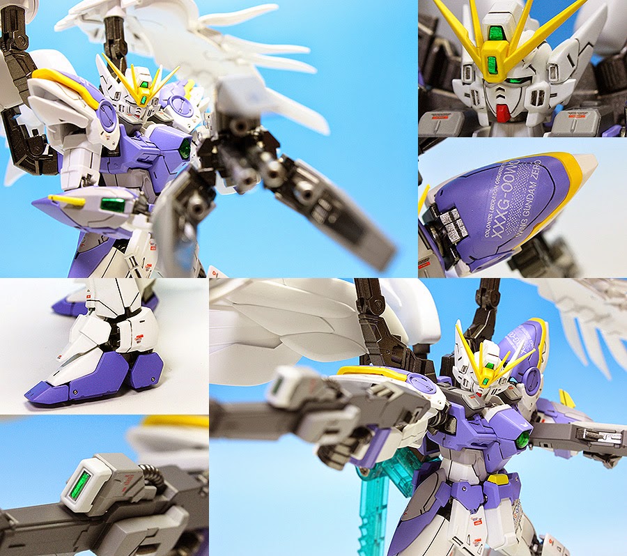 GUNDAM GUY: RG 1/144 Wing Gundam Zero Custom EW + Drei Zwerg Parts ...