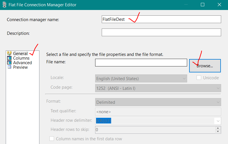 SSIS Package to Create a Tab Delimited Flat File with current Date Time ... SSIS Package to Create a Tab Delimited Flat File with current Date Time ...