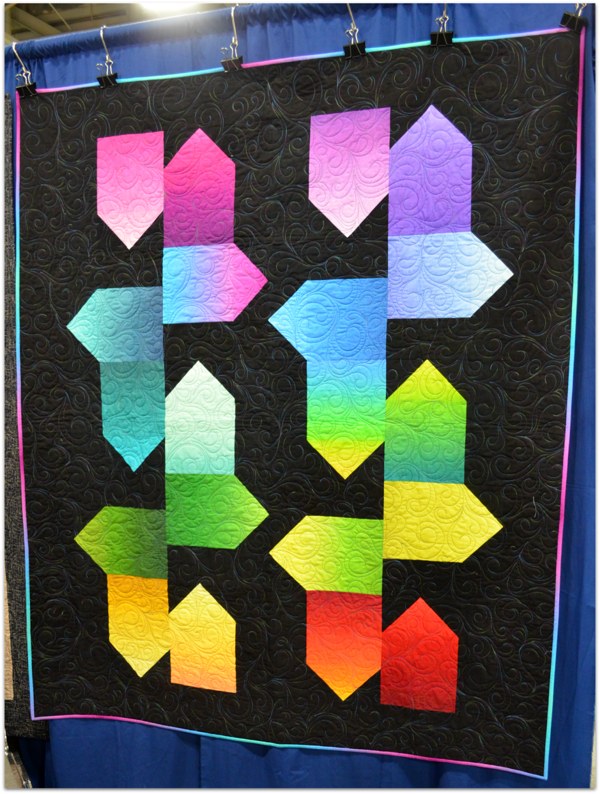 .Quiltscapes.: Color Me a Rainbow... Quilt Market