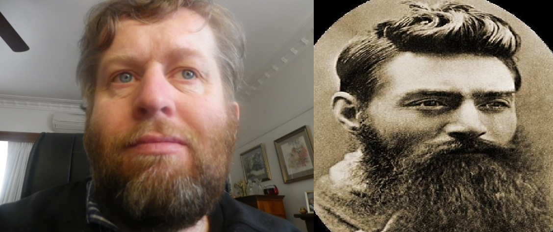 Andrews Photos: ned Kelly Look alike