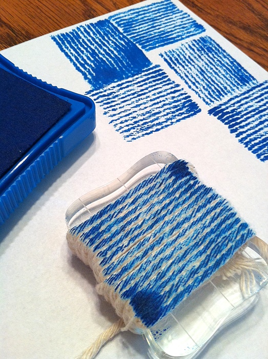 Michaela Rae: Yarn Ink Stamp