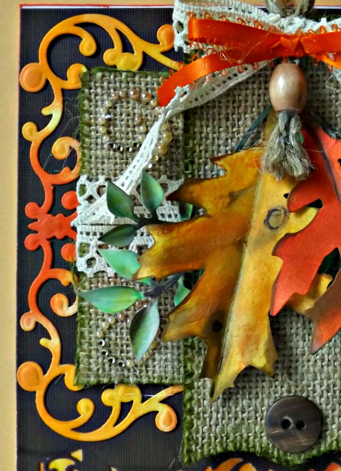 Heartedly Handcrafted: Fall Fiesta Greeting Card that becomes an Office ...