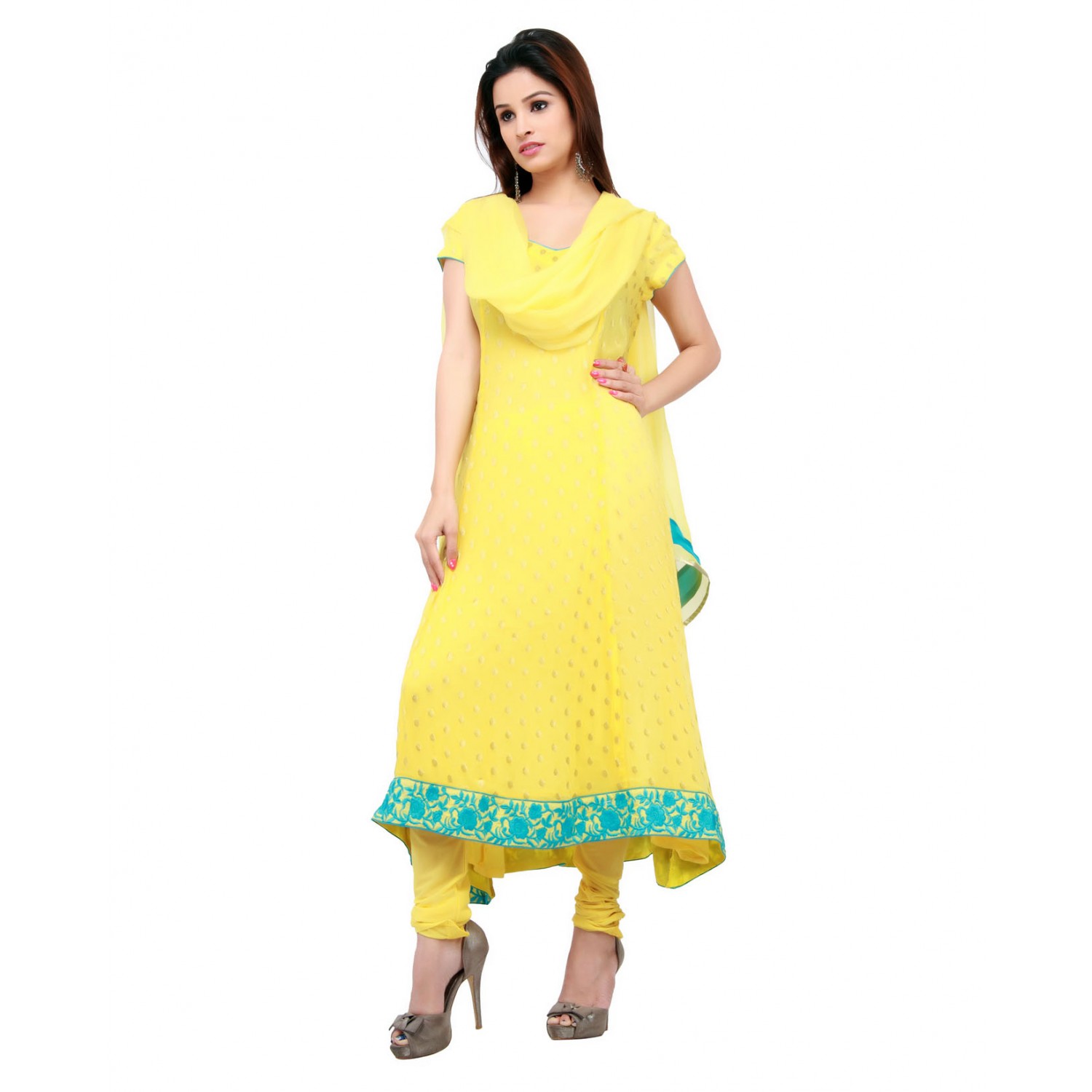 FASHION of Life Style: Yellow Churidar Suits