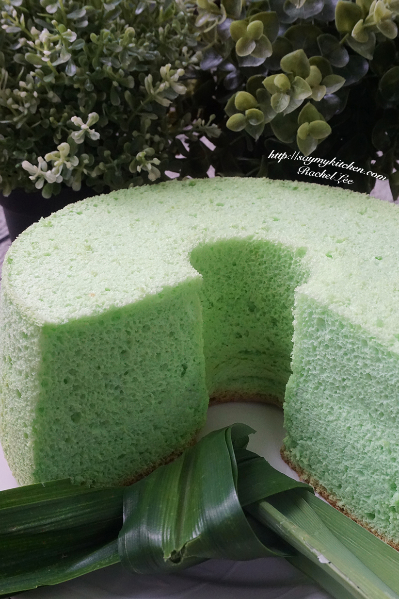 Say My Kitchen: Homemade Pandan Chiffon Cake 香兰戚风蛋糕