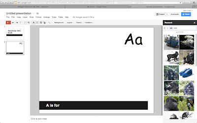 Sent From My iPad: Google Presentation ABC Book