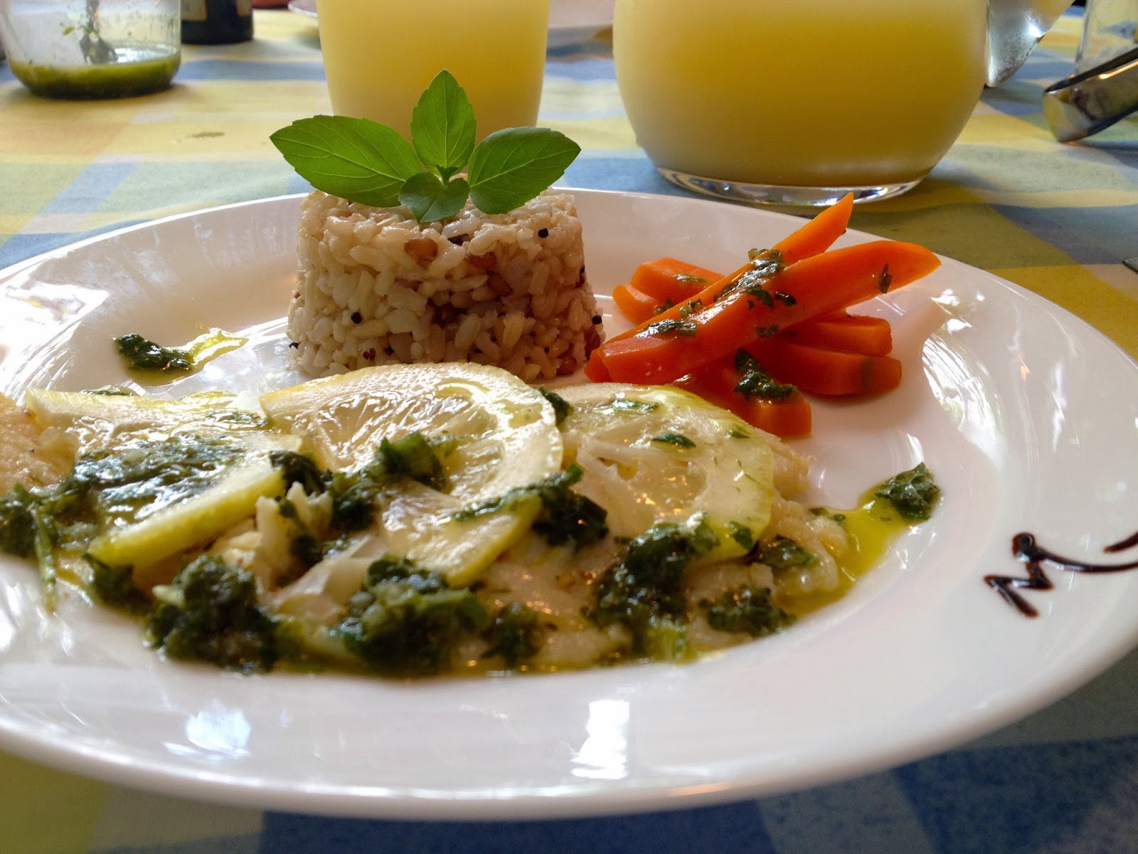Gau e Mel: Filet de peixe light ao molho de hortelã!!