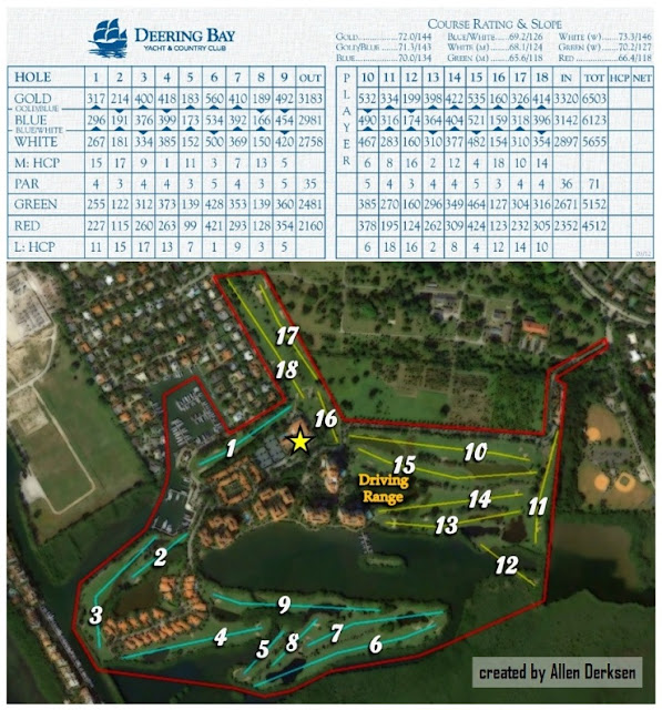 The Florida Golf Course Seeker: Deering Bay Yacht & Country Club