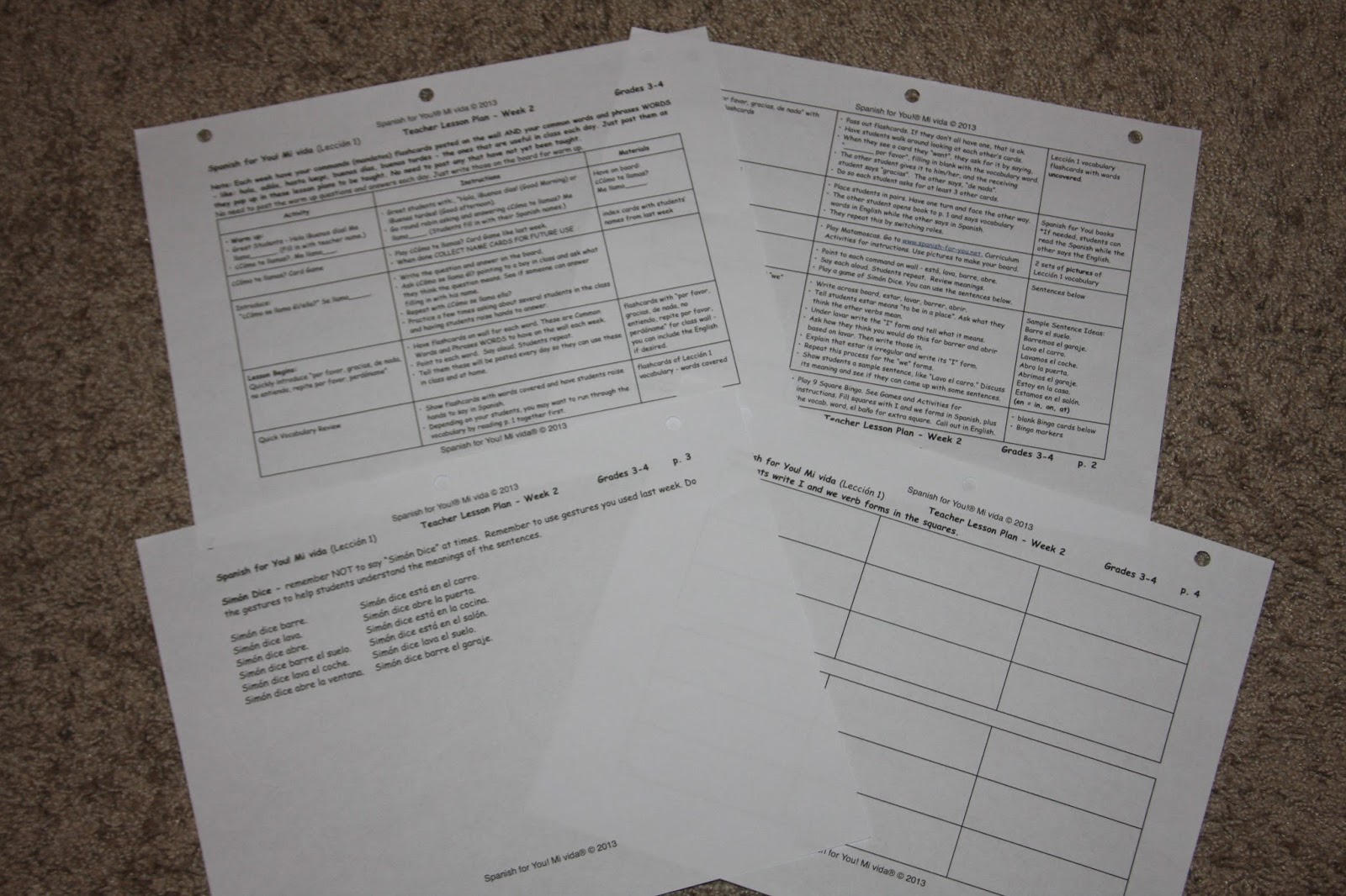 A Learning Journey: Independent Review: Spanish For You! Mi Vida ...