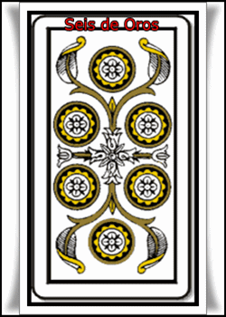 Seis De Oros - Arcanos Menores - Tarot De Marsella - - Las Revelaciones ...