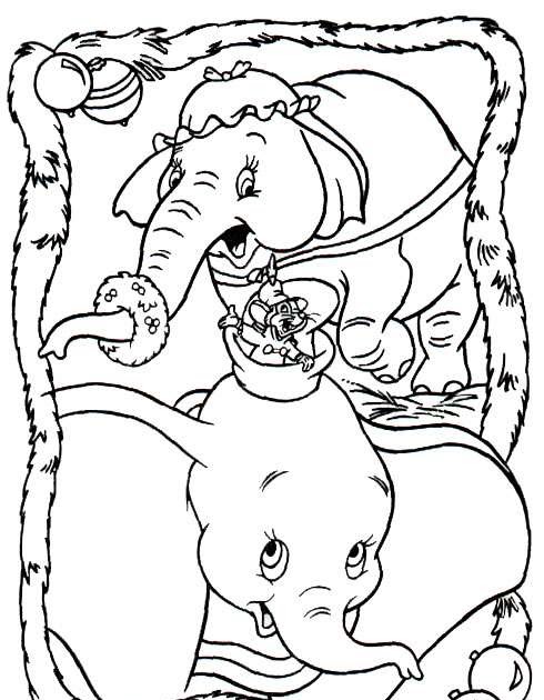 DISNEY COLORING PAGES: DUMBO COLORING SHEET