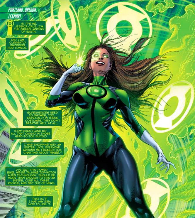 She's Fantastic: DC Multiverse - GREEN LANTERN JESSICA CRUZ!