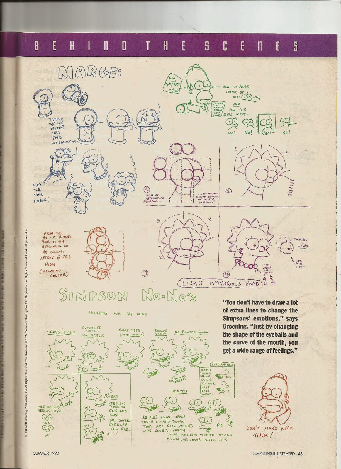 John P.'s blog: How to Draw the Simpsons