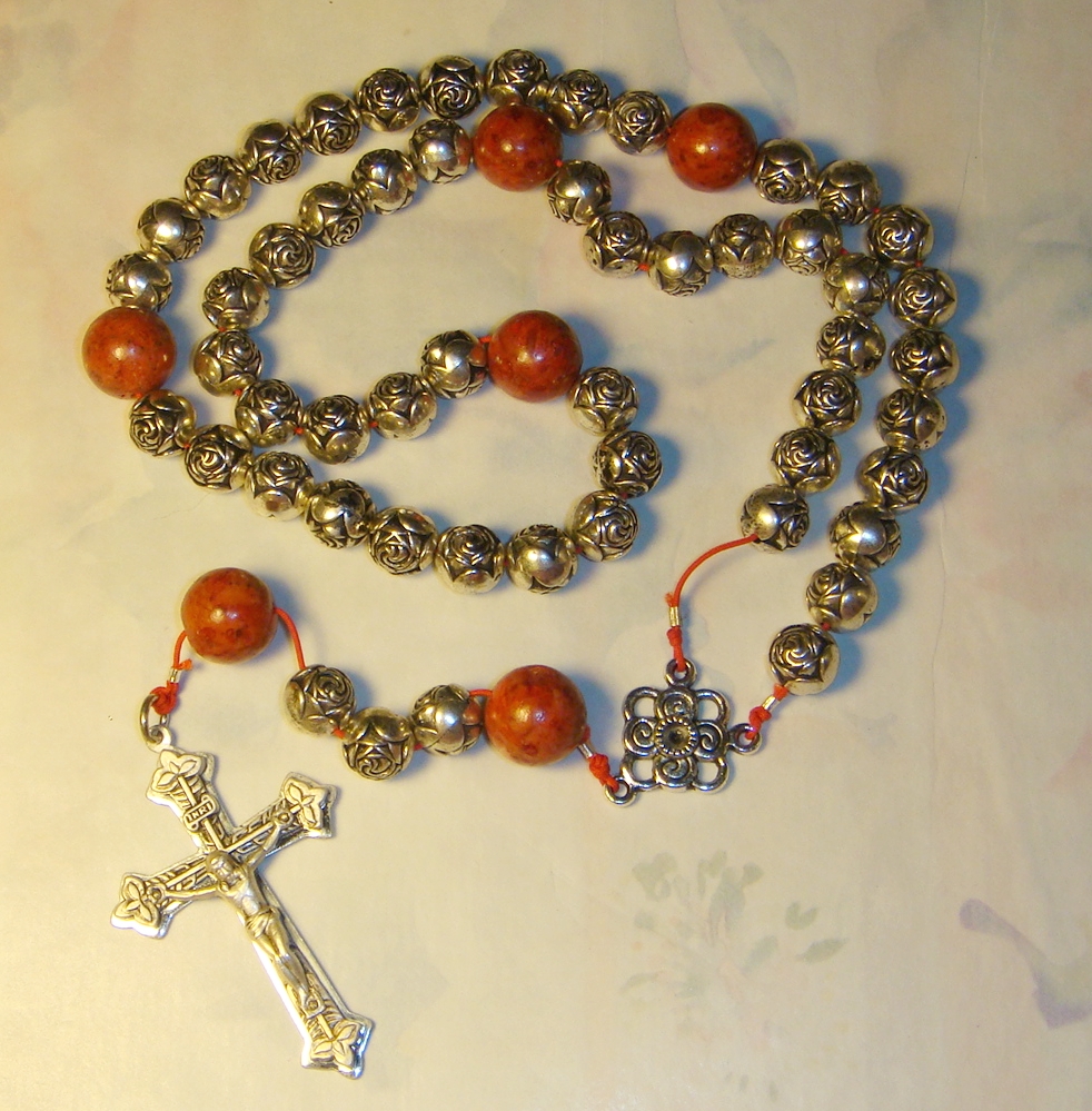 The Recycled Cottage & Garden: Medieval Rosaries at Saintly Images