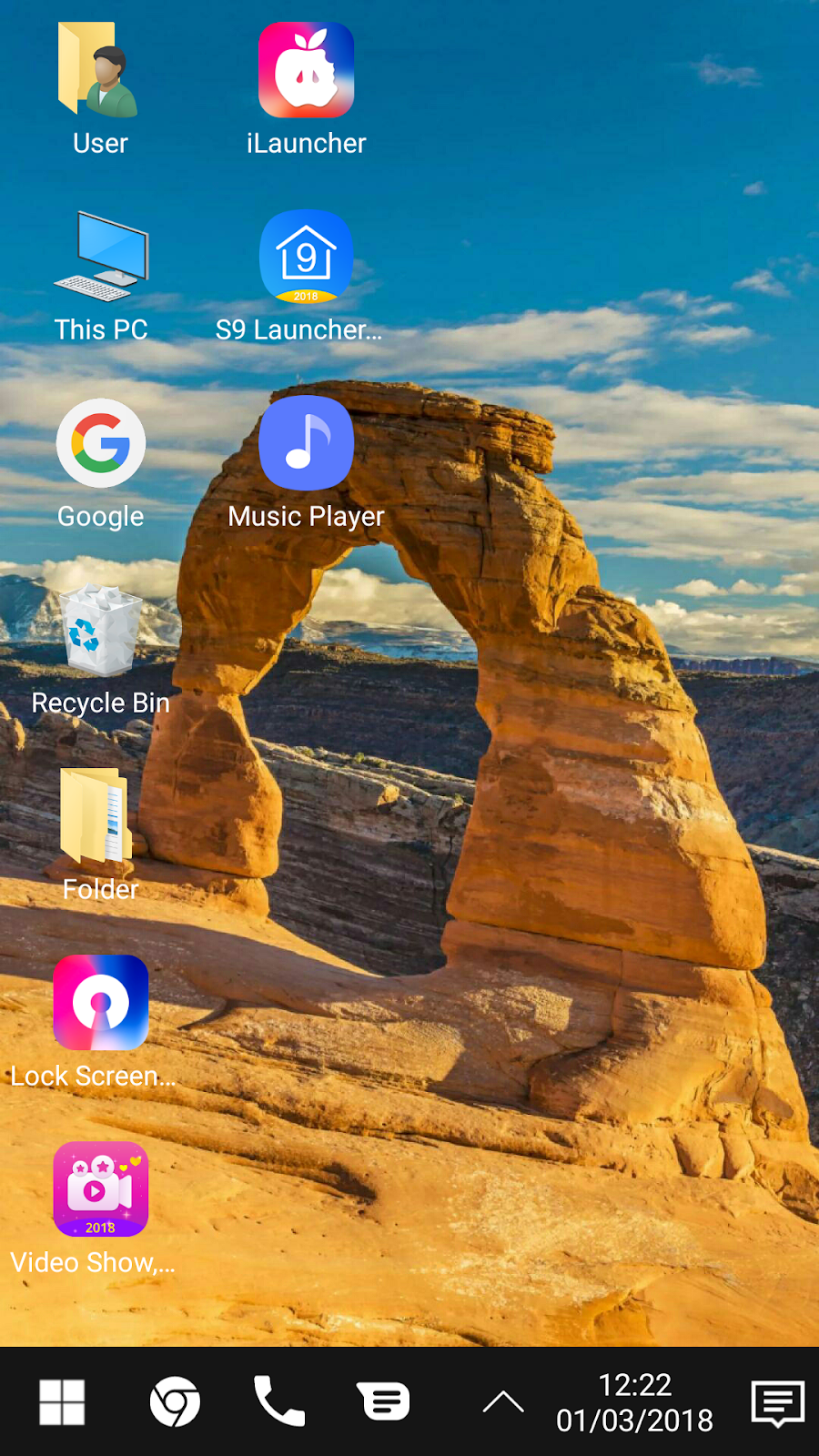 How to make your phone look like windows 10 ~ achisonltd