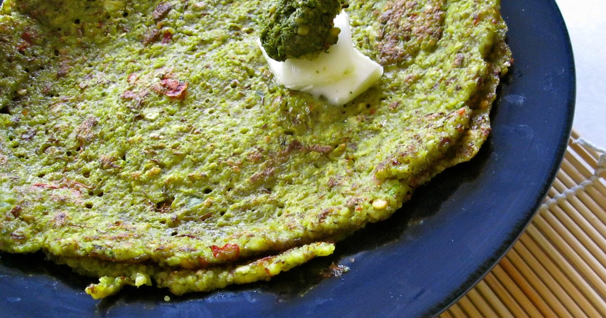Sprouted Bean Crepes / Sprouted Bean Adai - Few Minute Wonders