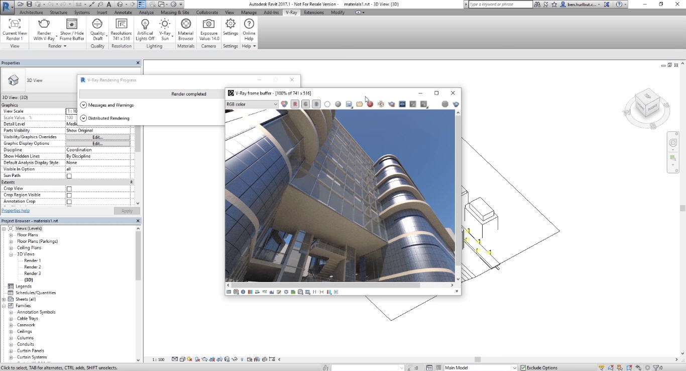 Using Render Channels In Revit Vray For Revit Cg Tutorial