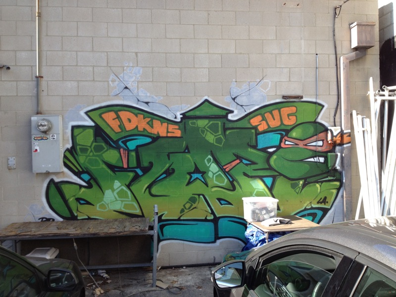 MELROSEandFAIRFAX: Teenage Mutant Ninja Graffiti