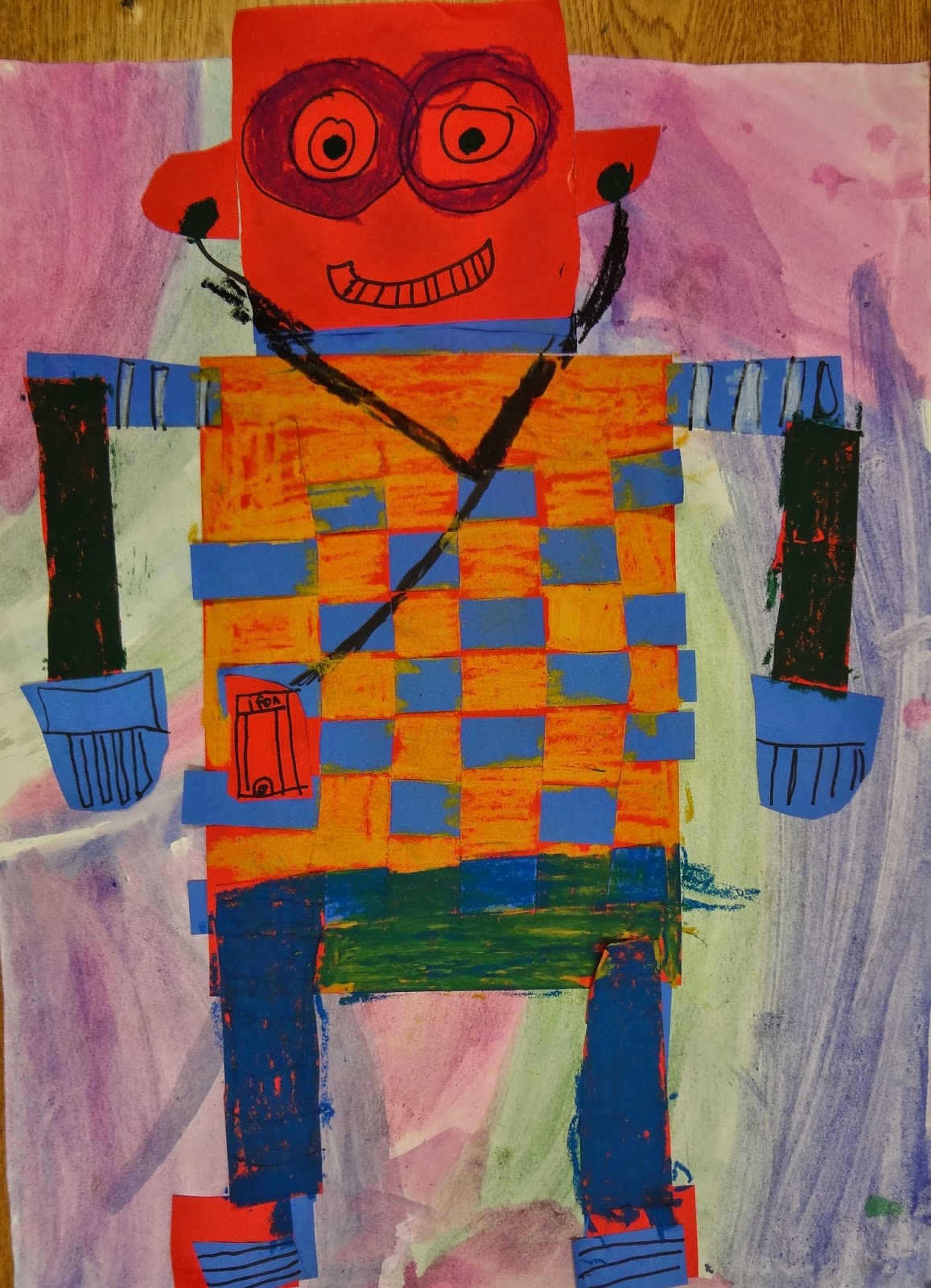 2nd grade Giant Robot Collage