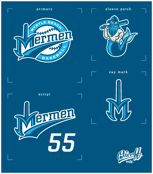 Myrtle Beach Mermen! - Concepts - Chris Creamer's Sports Logos ...