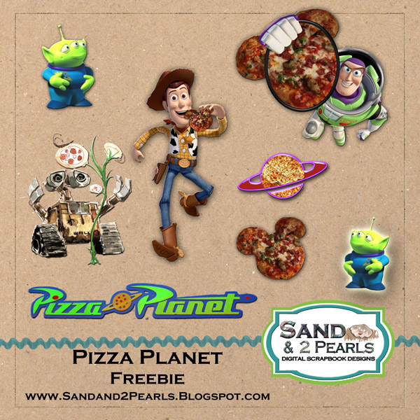 Sand and 2 Pearls: Pizza Planet