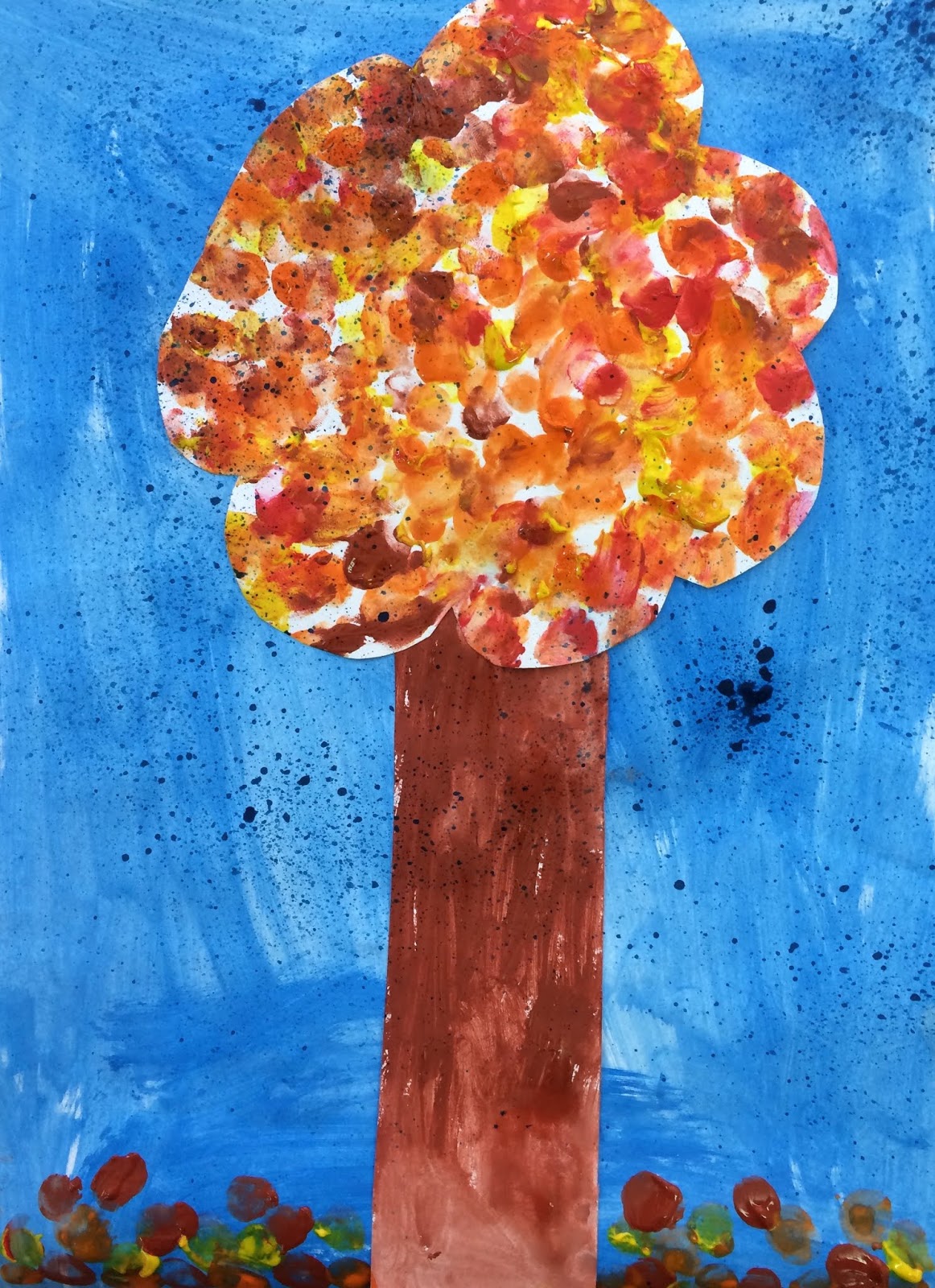 Copacul toamnei - Materiale didactice de 10(zece)