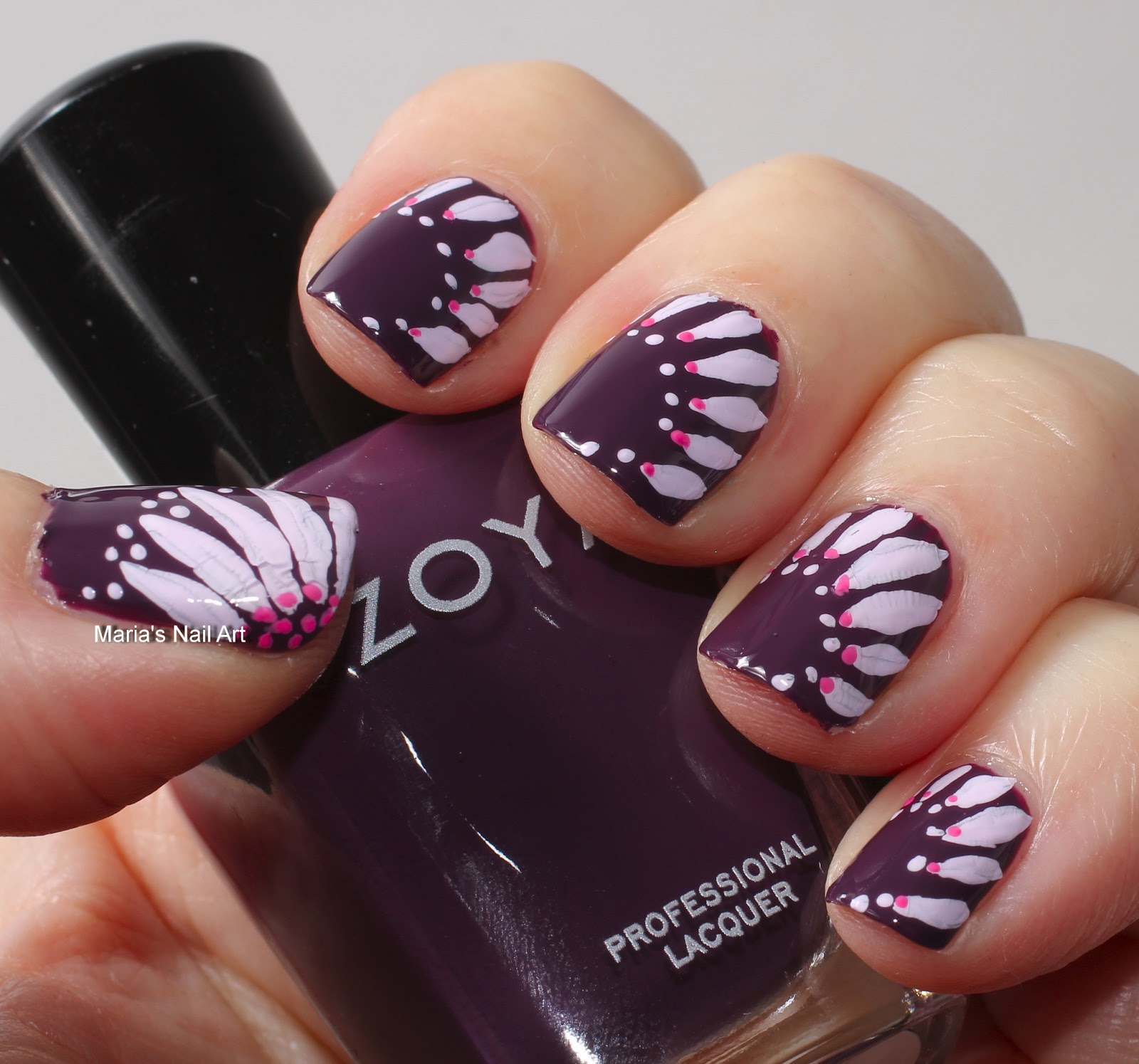 Marias Nail Art and Polish Blog: Monica's pattern...